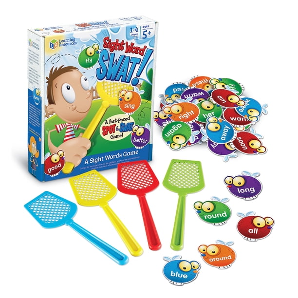 Recursos de aprendizaje de juegos LER8598 Sight Words Swat! para niños ...