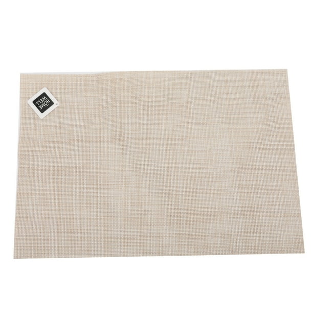 Individual Tejido de Plástico Beige 30x45cm | Lider