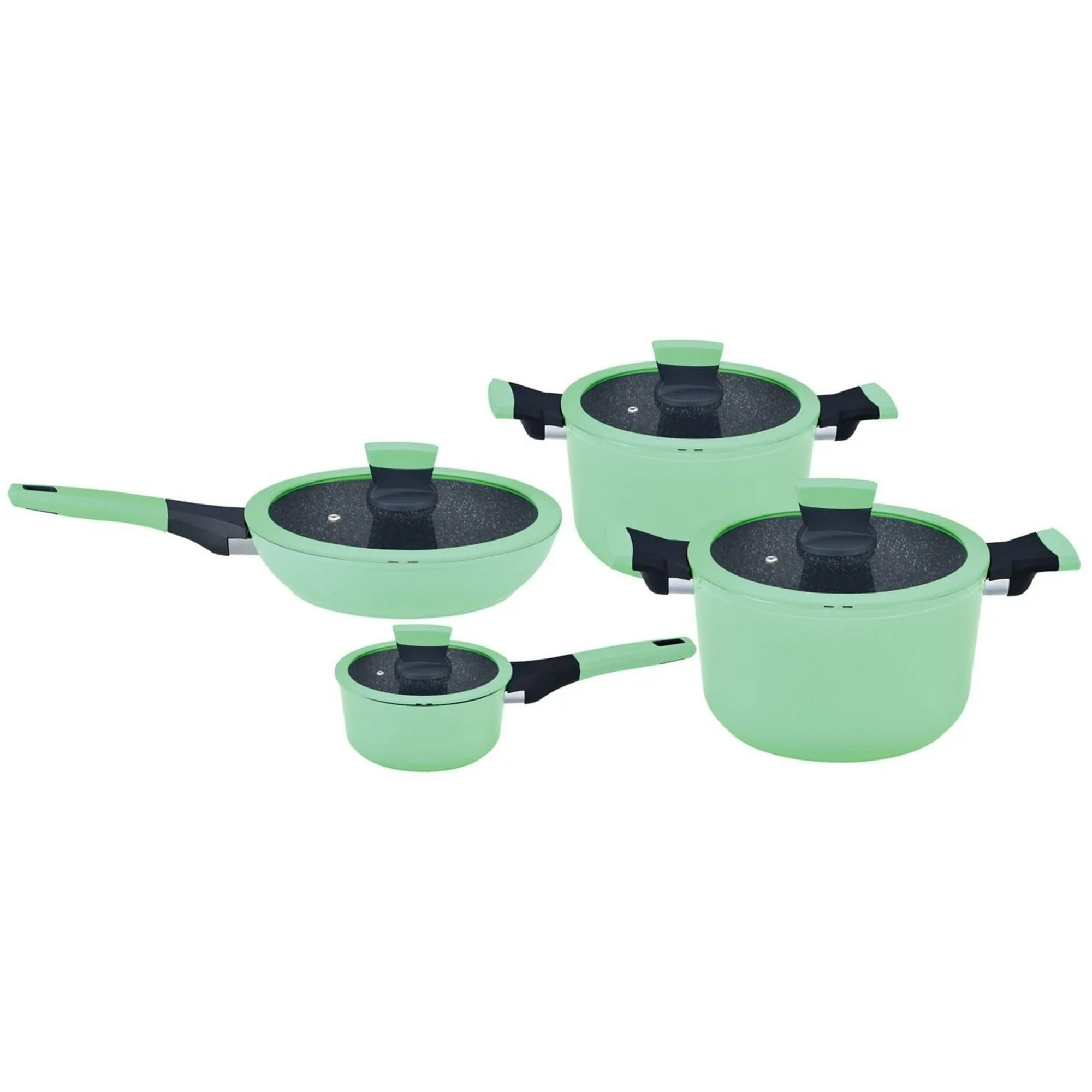 Batería De Cocina Soho Mint Antiadherente 8 Piezas | Lider