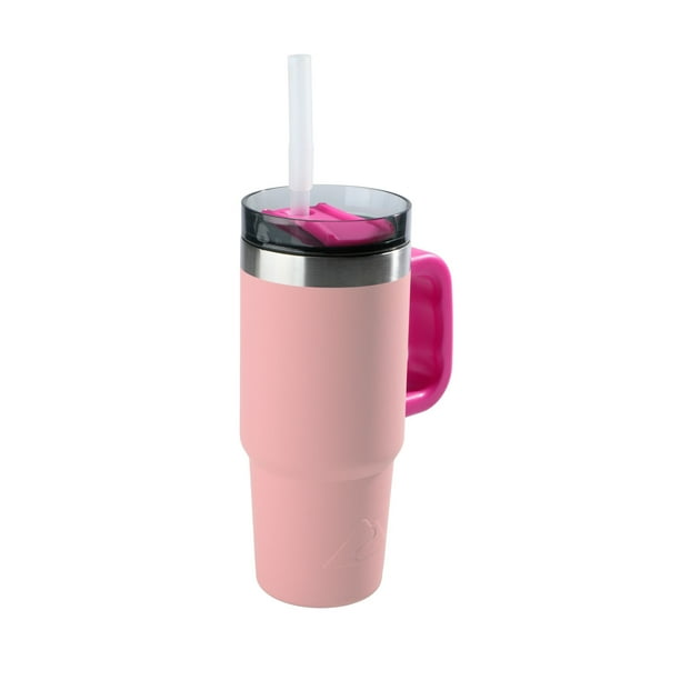 Vaso Con Asa Rosa De Acero Inoxidable | Lider