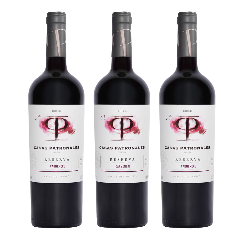 3 Vinos Reserva Privada Carmenere, 750 ml, 14.5% | Lider