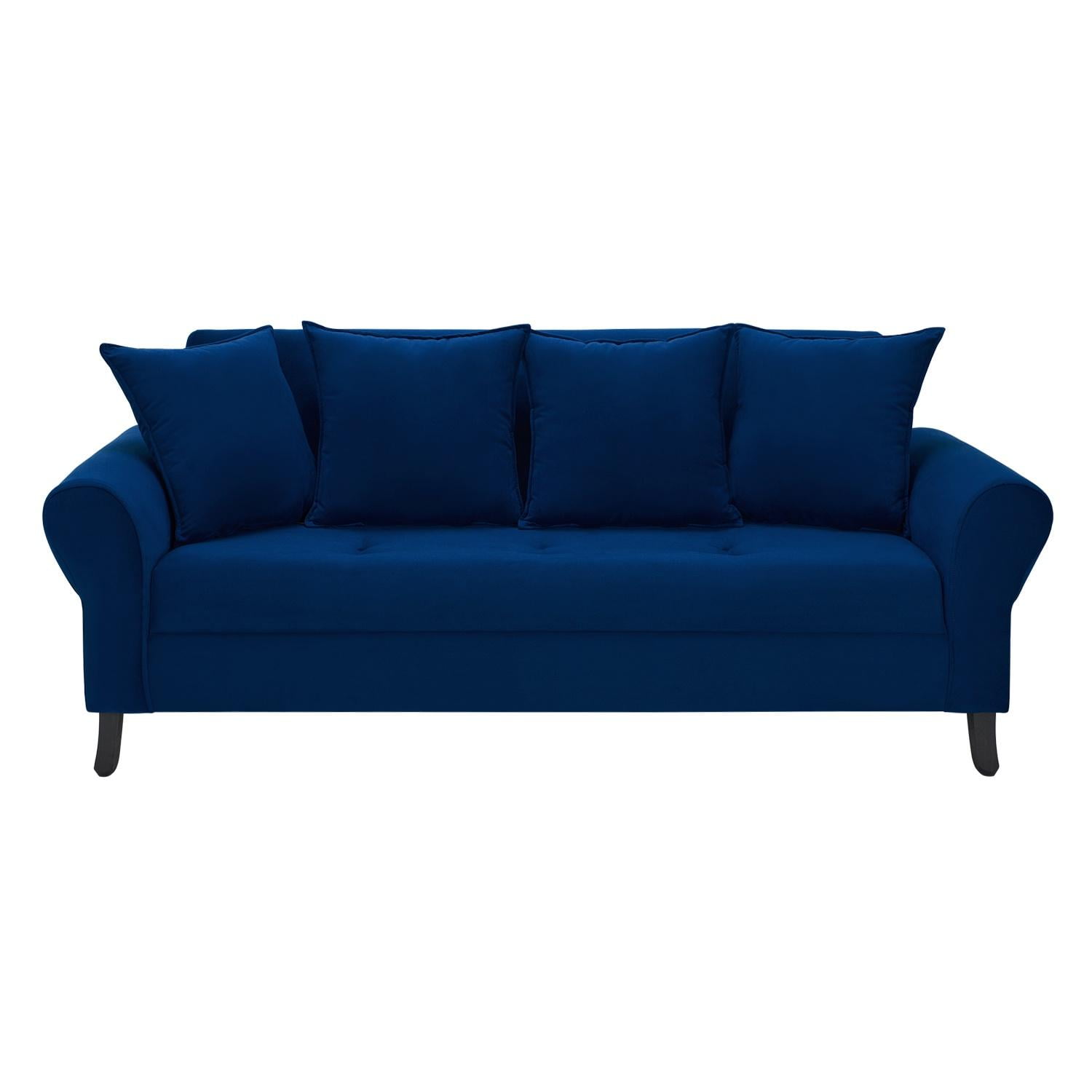 Sofa Lua 3C Felpa 20 Azul Marino | Lider