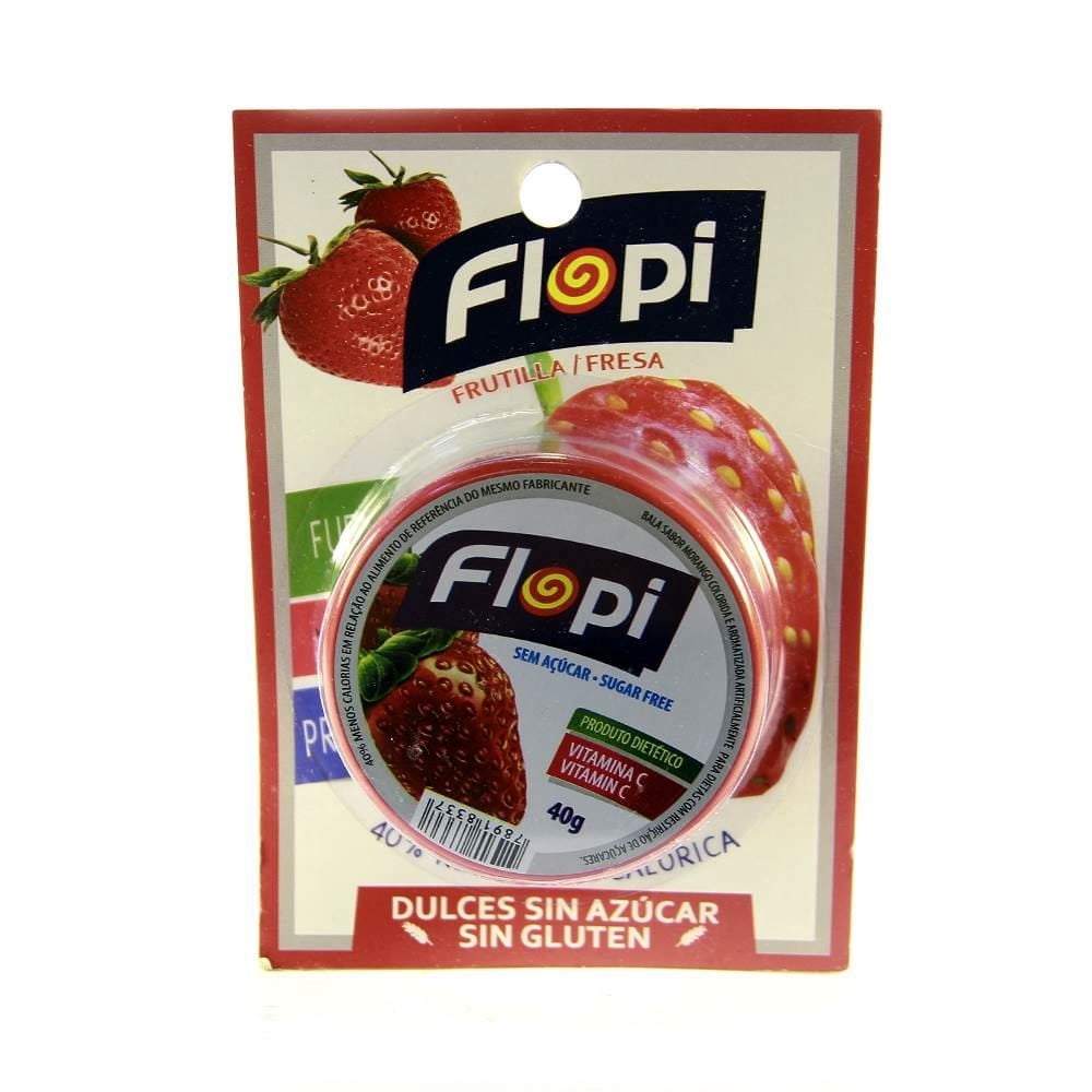 Caramelo Flopi Frutilla, 40 g | Lider