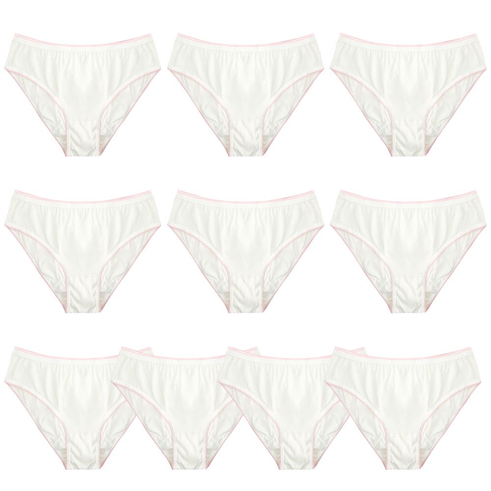 10 piezas de ropa interior desechable de algodón | Lider