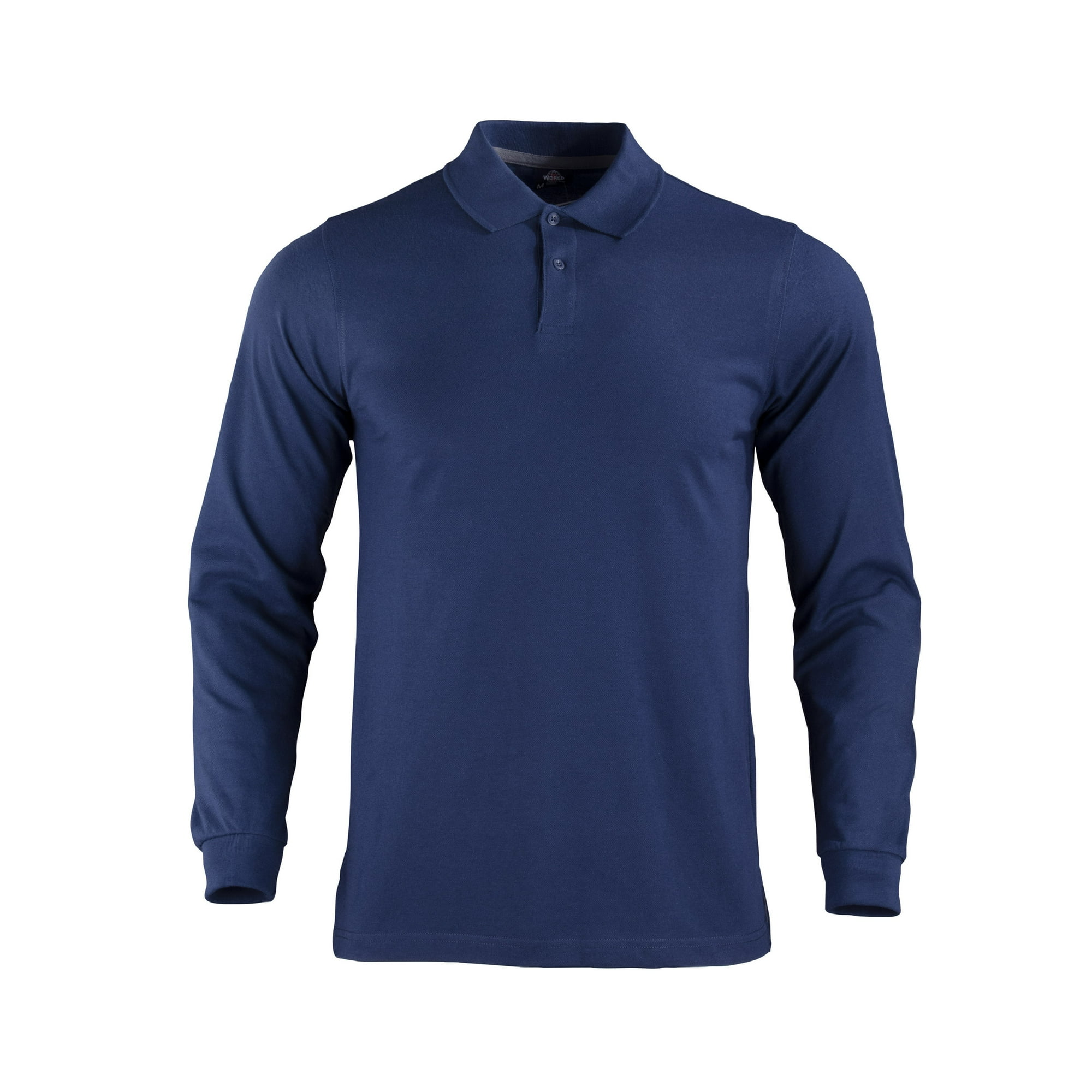 Polera Polo Dryfresh Manga Larga Hombre Azul Talla XL | Lider