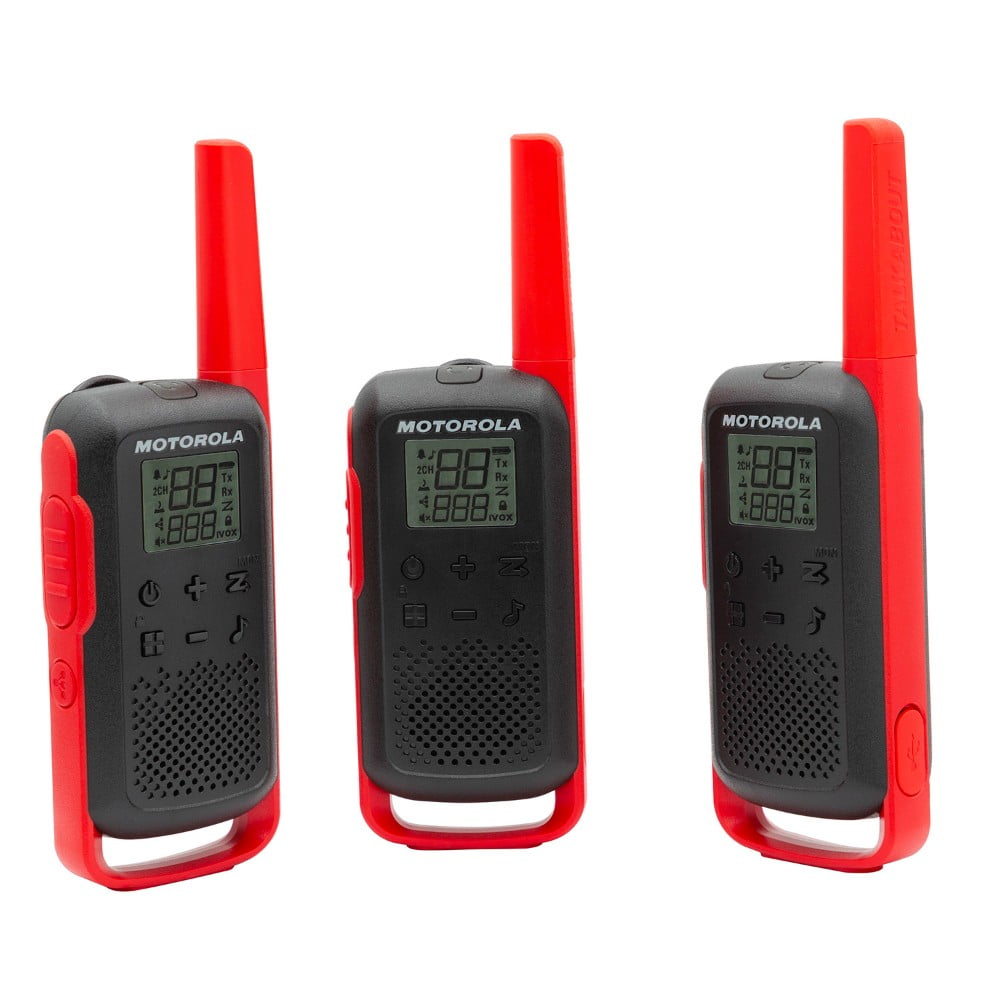 Kit Pack 3 Radios Portatil Motorola T210Tp 22 Canales | Lider