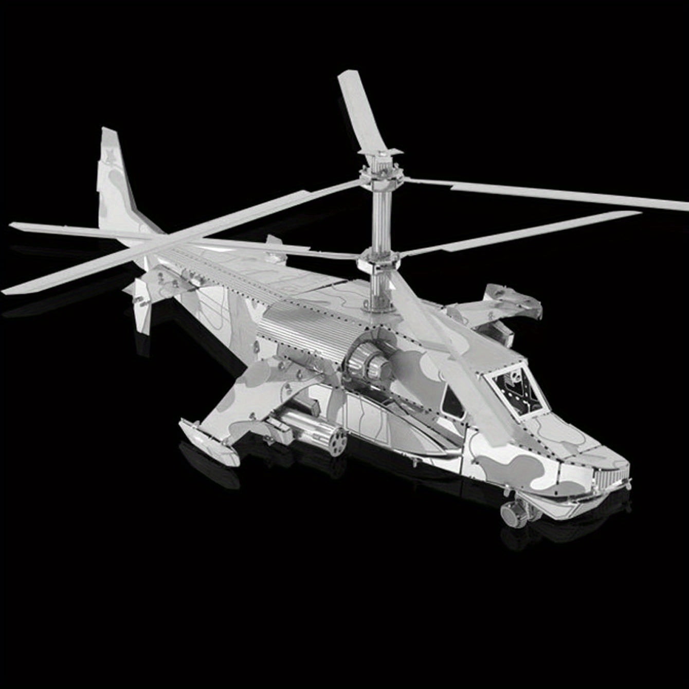 Metal Stainless Steel DIY Toy Assembled Aircraft Model 3D Three ...