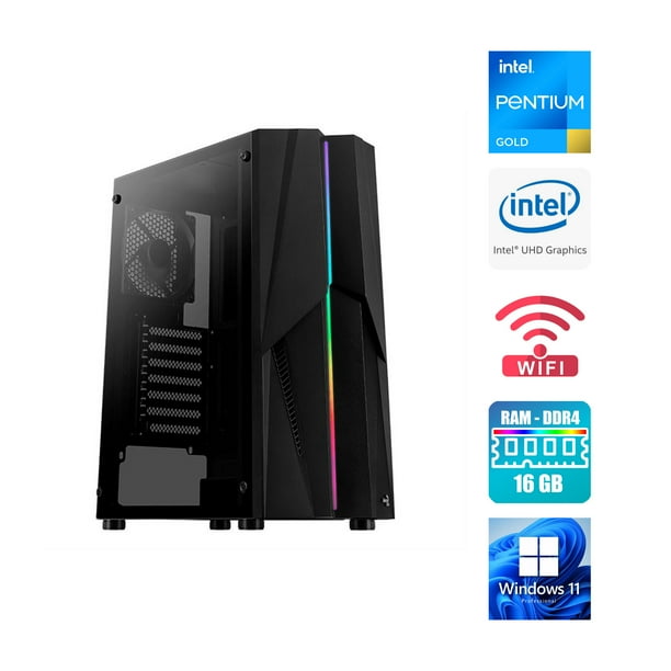 PC Gamer Intel Pentium Gold G6400 - Gráficos Integrados - 16 GB RAM ...