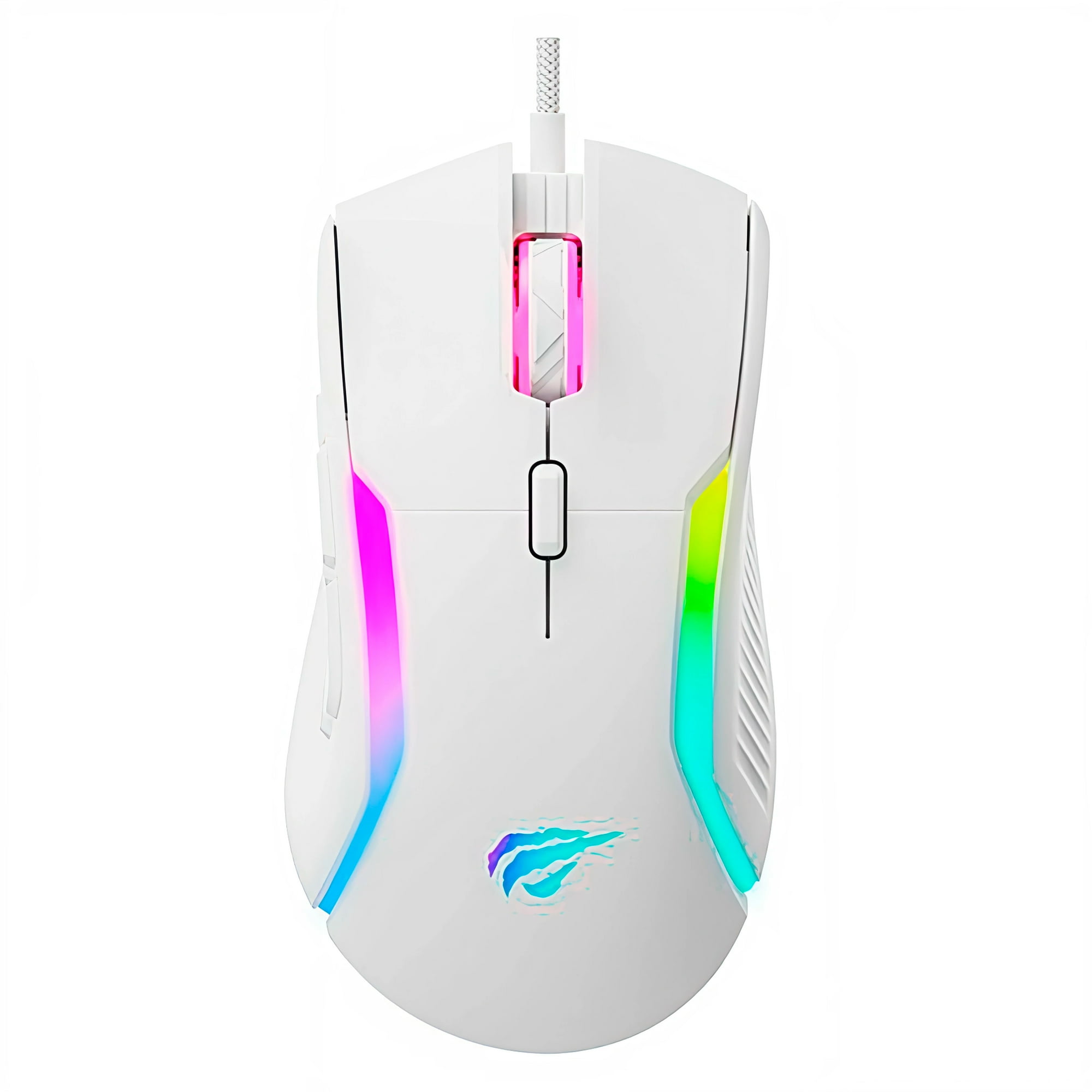 Havit MS1033 – Mouse Gamer Blanco con 8000 DPI, RGB y 9 Botones ...