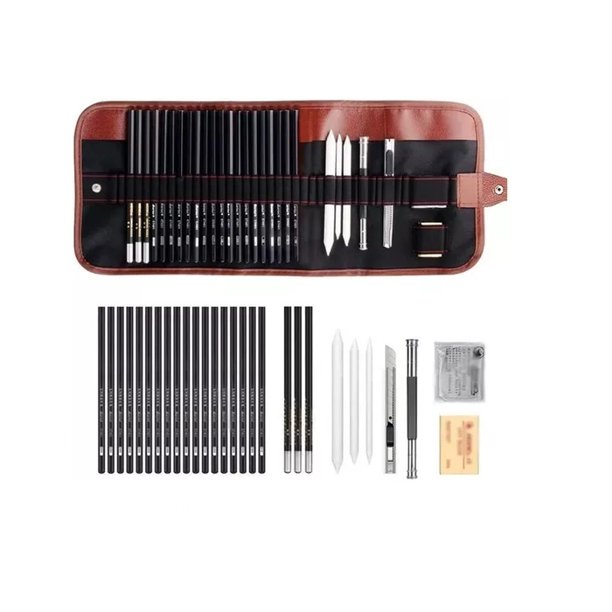 Set 29 Piezas Lápices De Dibujo Y Boceto Profesional | Lider