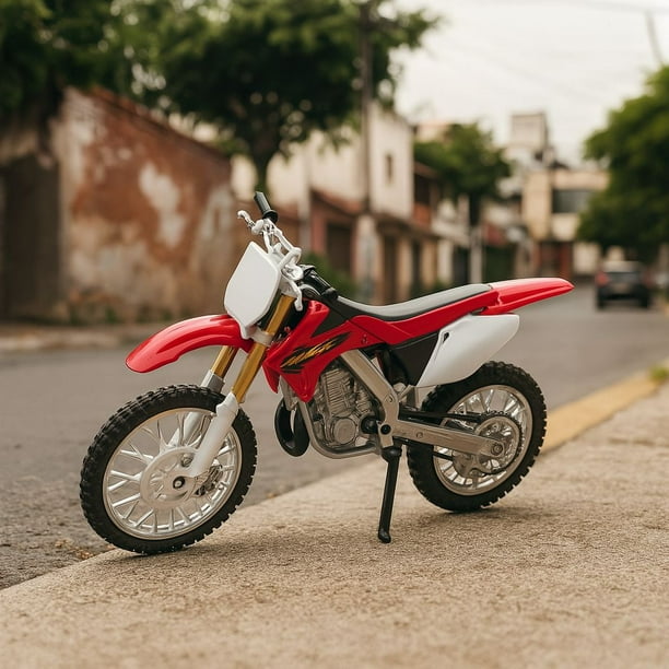 Moto Honda CR250R Escala 1:18 - Welly | Lider