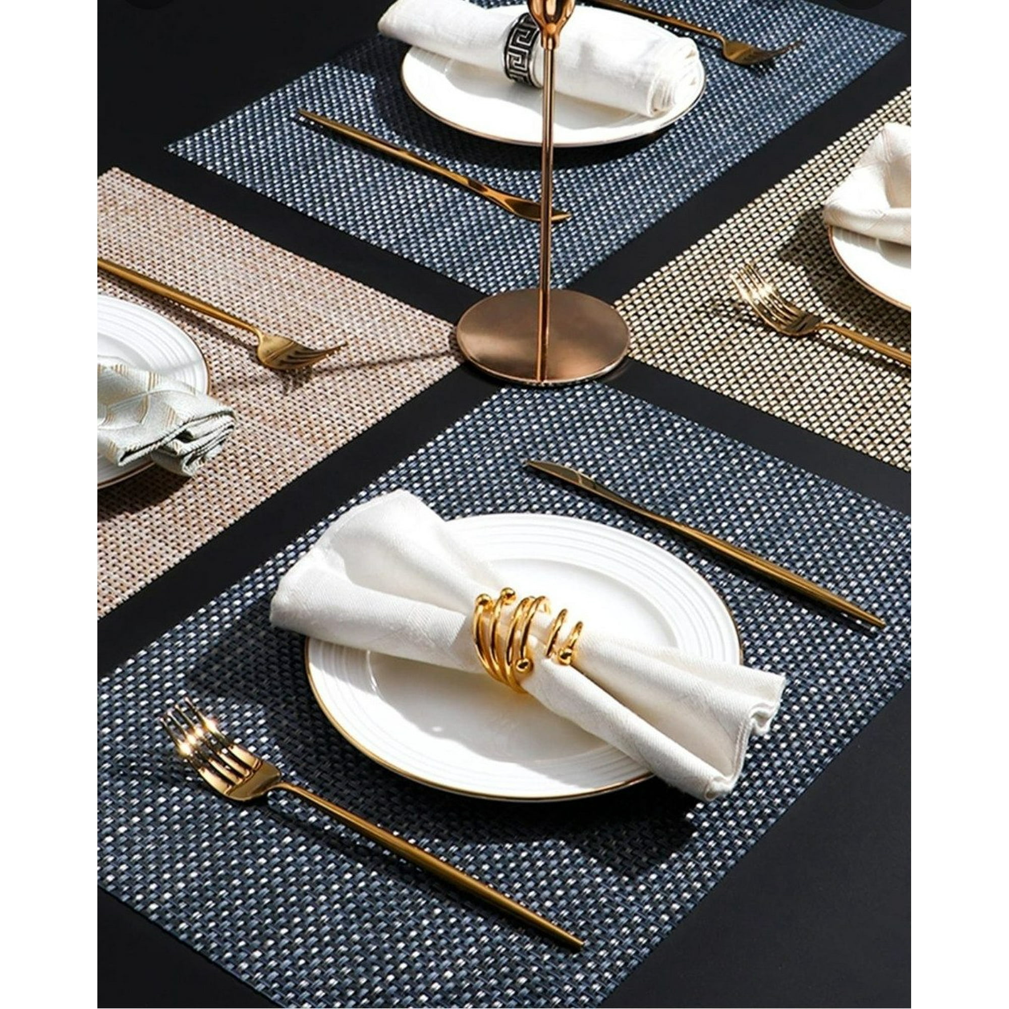 Set 6 Individuales De Mesa Rectangular Diseños | Lider