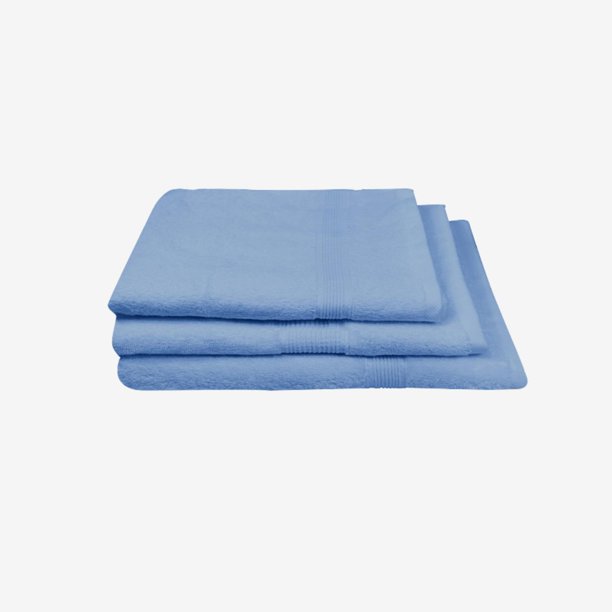 Toalla de mano - 100% Algodon 550grs 45x90cm Ultra absorbente Azul azul ...