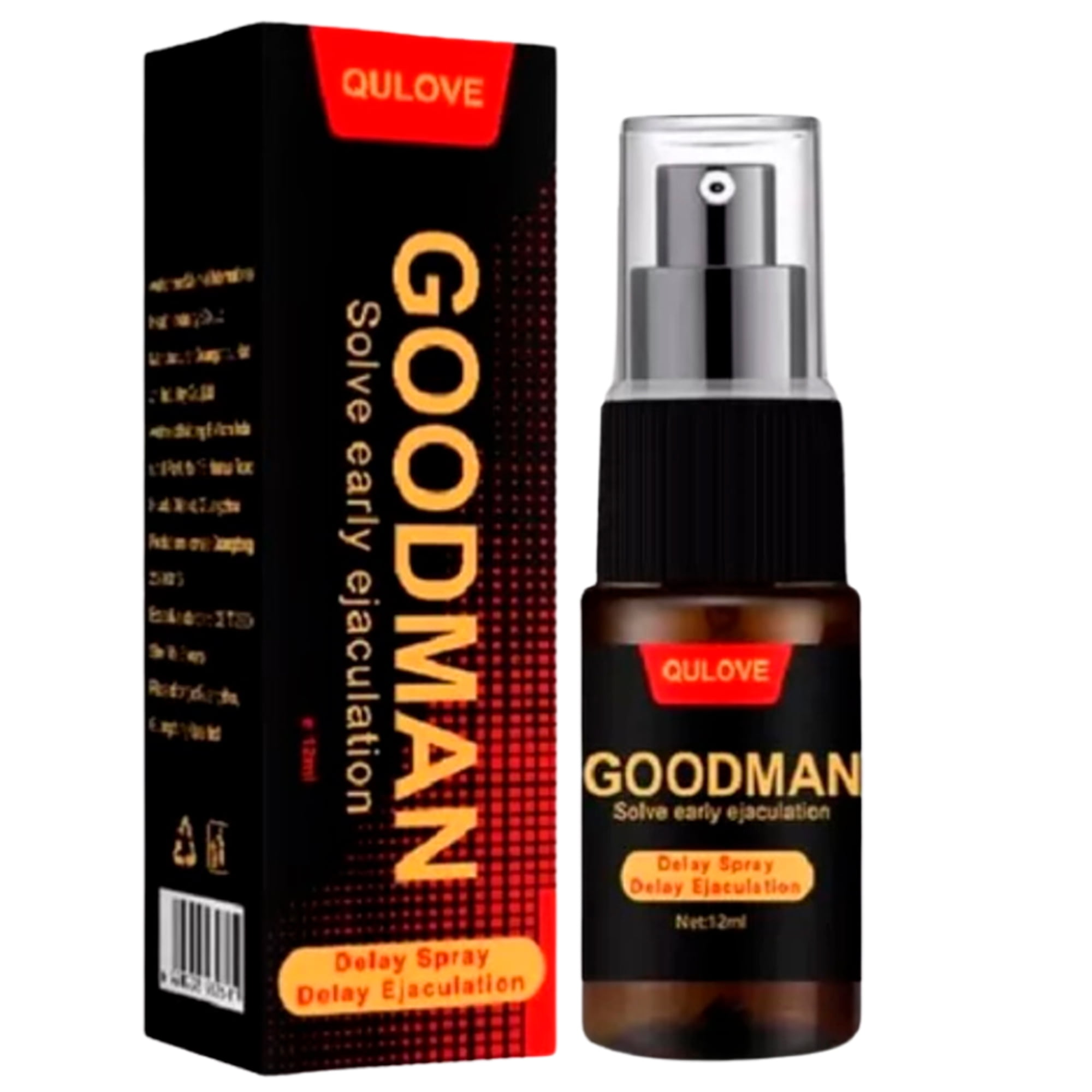 Gel Retardante Masculino GoodMan Spray 12ml | Lider