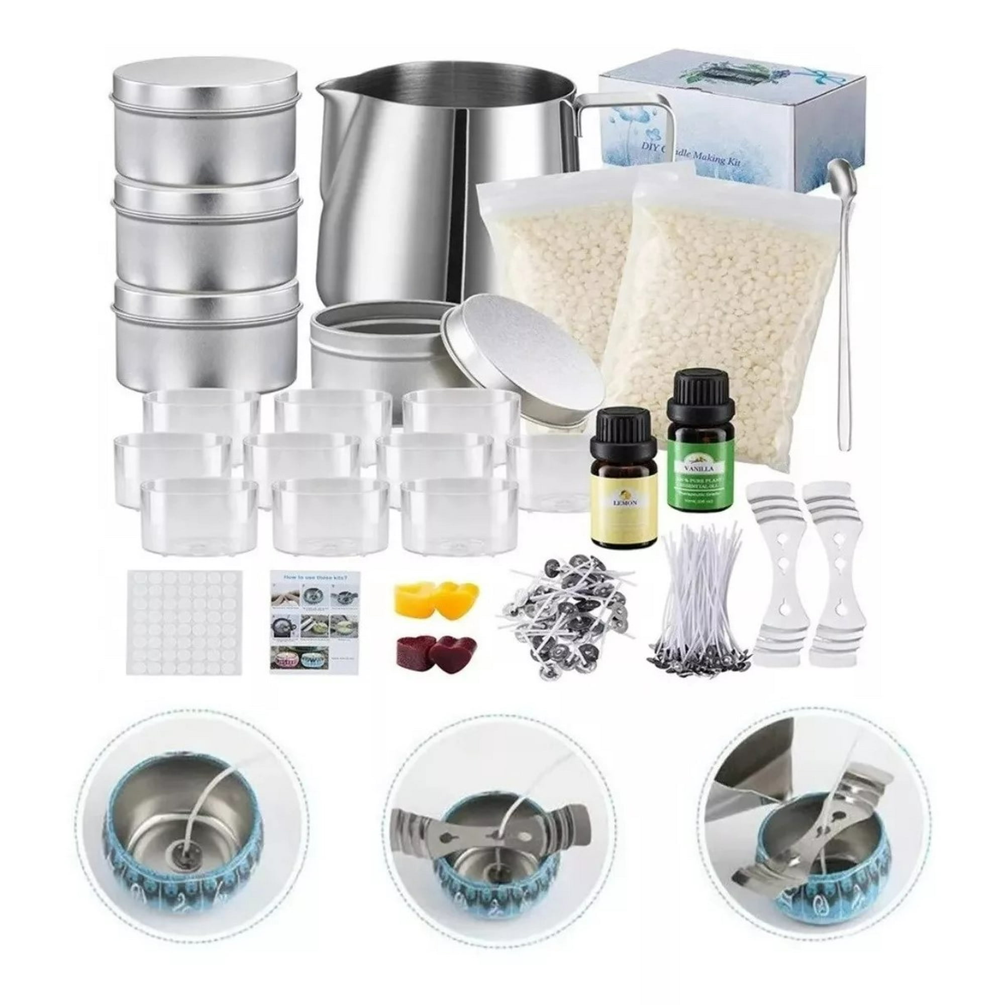Kit De Fabricación De Velas Para Principiantes, 153 Piezas | Lider