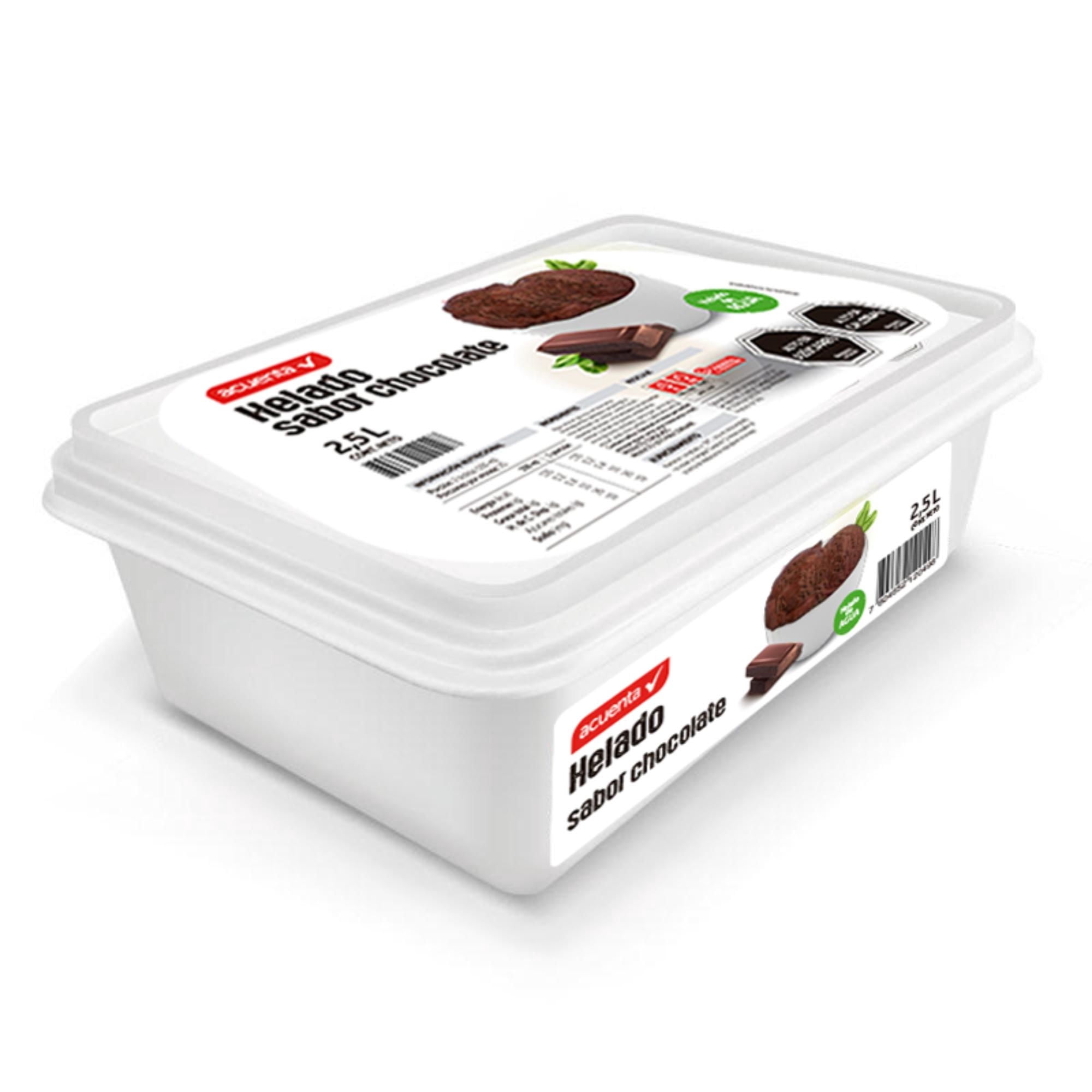 Helado Crema Chocolate Cassata, 2,5 L | Lider