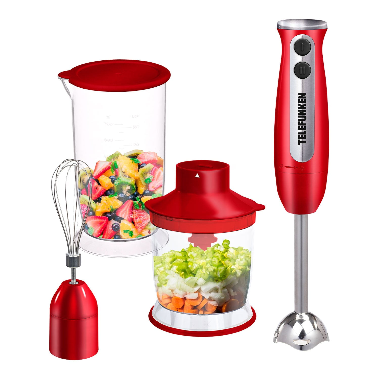 Minipimer Inmersion Smart 2500 800W Rojo | Lider