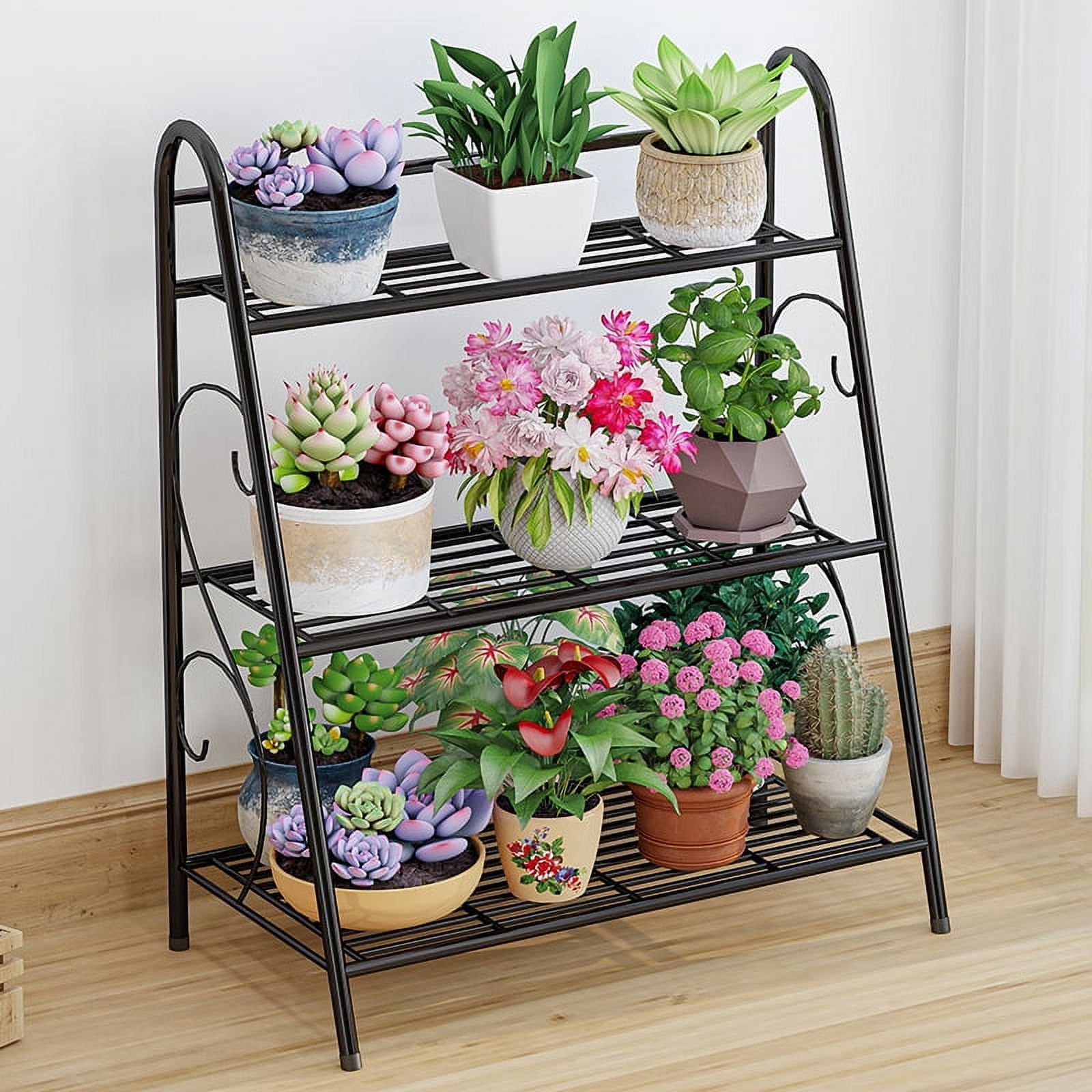 Exhibición Porta Macetero Con 3 Repisas 405 | Lider