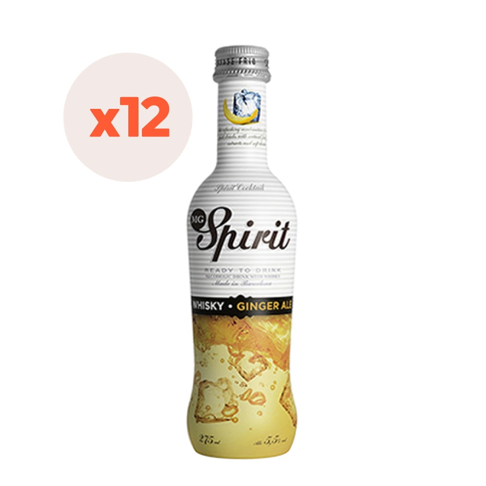12x Licor Spirit Whisky Ginger Botella 5,5° 275Cc | Lider