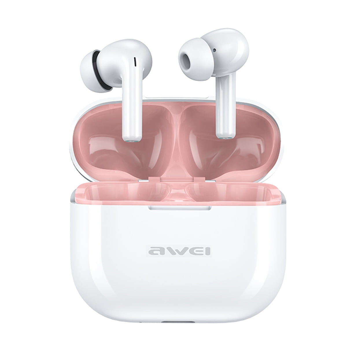 Audifonos Awei T1 Pro TWS In Ear Bluetooth Blanco + Rosado | Lider