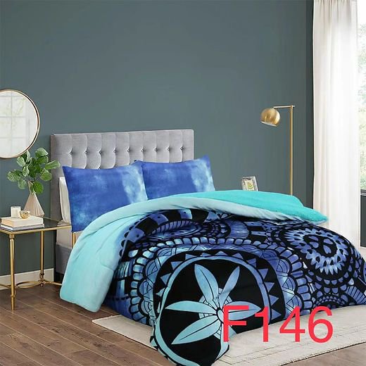 Cobertor Chiporro 2 Plazas - Mándalas Azuladas F146 | Lider