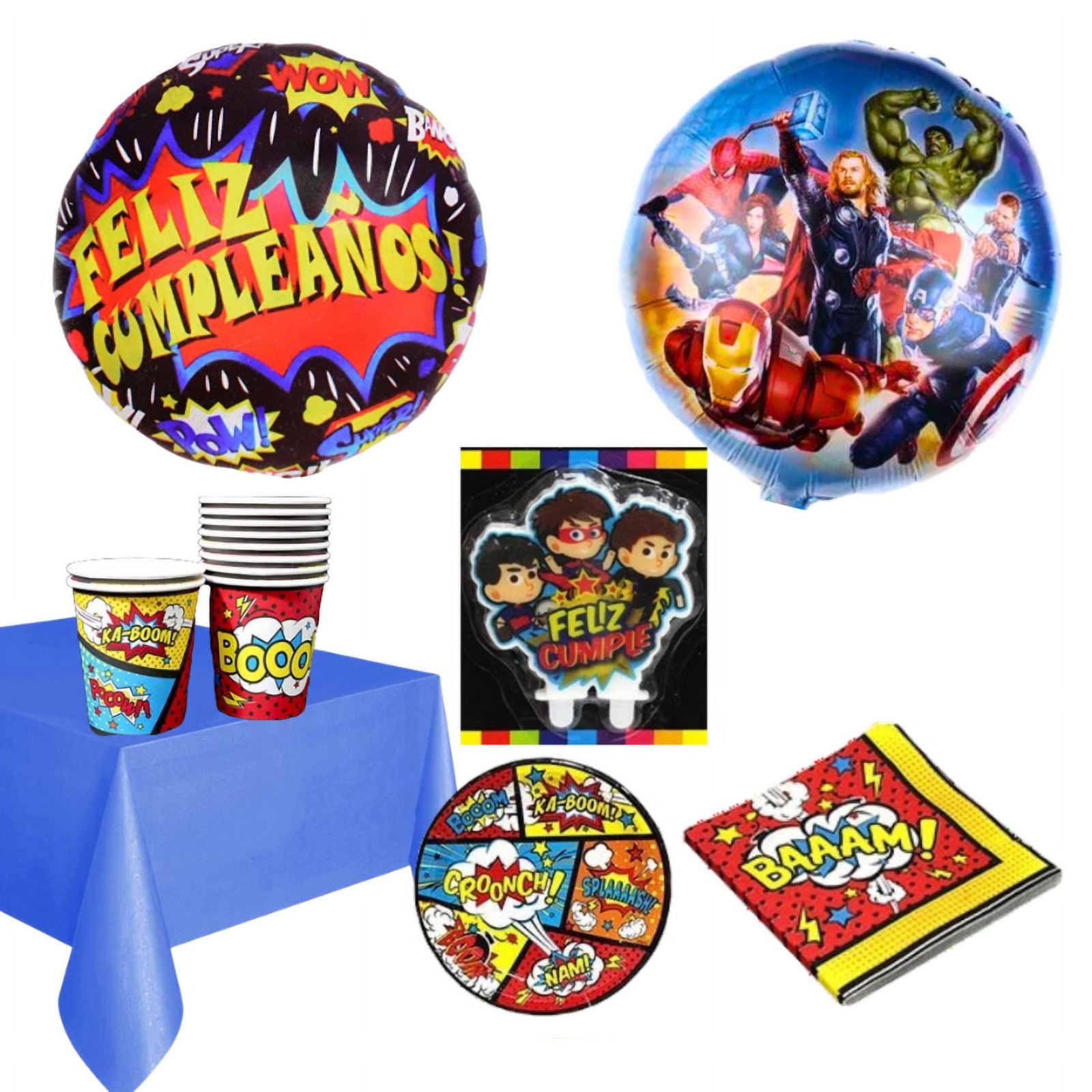 Pack Cumpleaños Superheroes | Lider