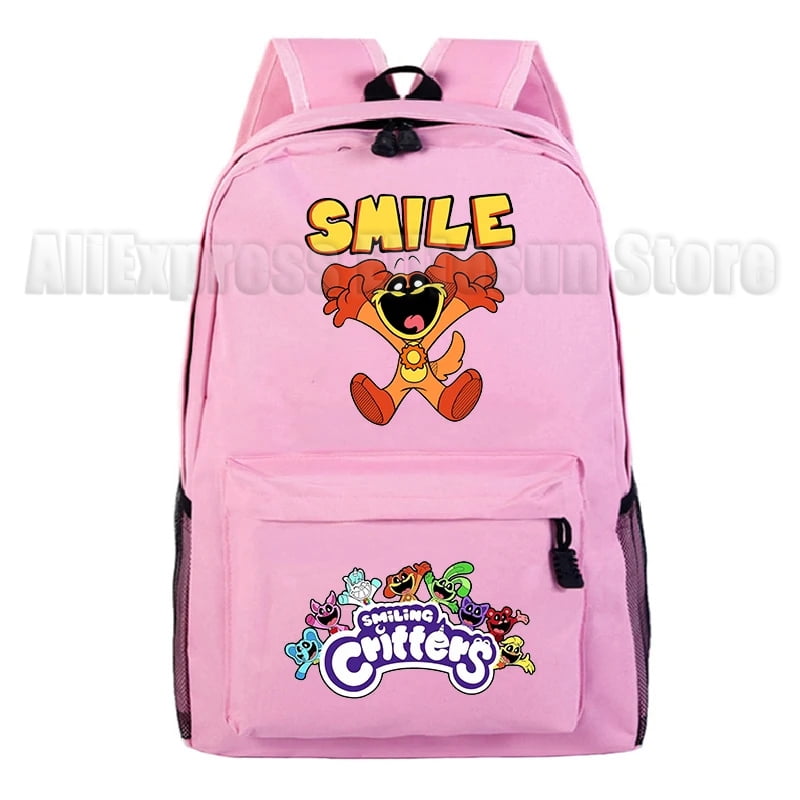 Smiling Critter Backpacks Catnap Dogday Kids School Bag Boys Girls Back ...