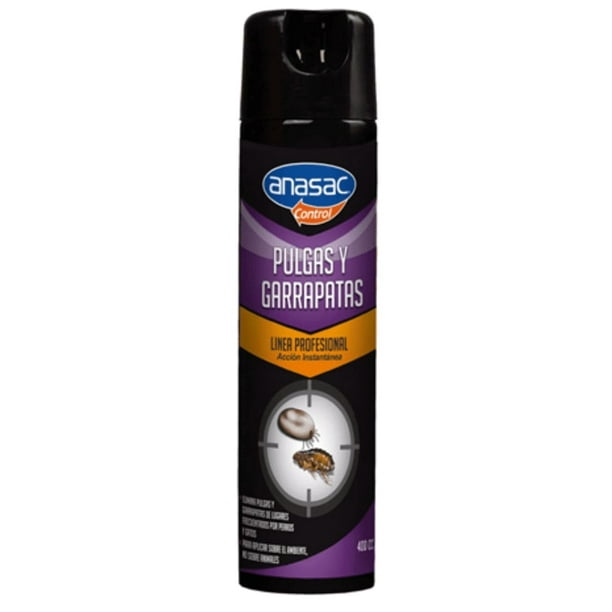 Insecticida Pulgas Y Garrapatas En Aerosol 400cc Anasac | Lider