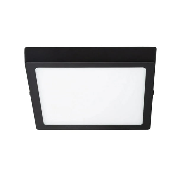 Panel LED Sobrepuesto Cuadrado Negro PRO 24W Cálido | Lider