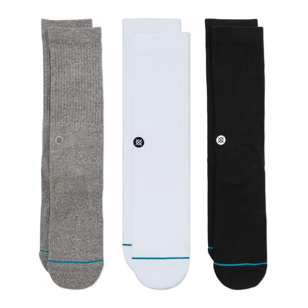 Calcetines Stance Crew Icon [paquete de 3] para hombre y mujer (tamaño ...