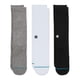 Calcetines Stance Crew Icon [paquete de 3] para hombre y mujer (tamaño ...
