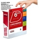 Carpeta Ring Binder Depot de 3 anillas, 6 pulgadas, paquete de 4 ...