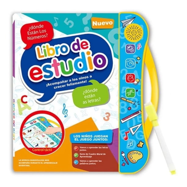Libro Didáctico Interactivo Aprendizaje Bilingüe Para Niños | Lider