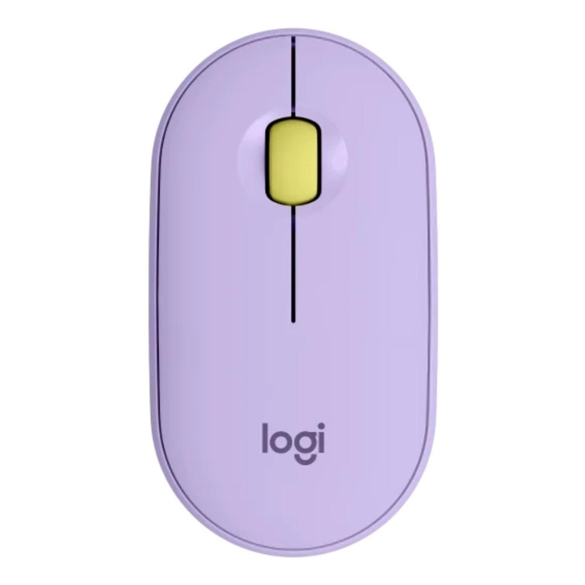 Mouse Wireless Bluetooth Logitech Pebble M350 Lavanda Violet lavanda ...