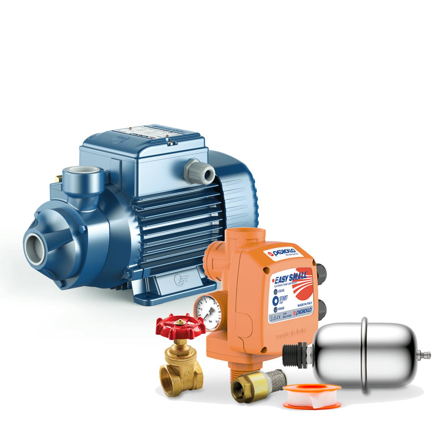 Kit Bomba Pkm 80, Controlador, Hidroneumático y accesorios | Lider