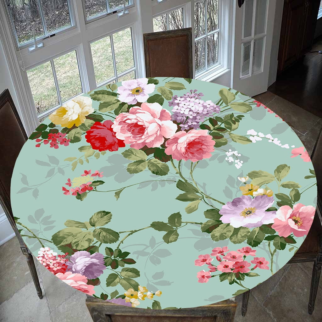 Mantel Antideslizante Para Mesa Redonda Mantel Decoración F - 120cm (48 ...