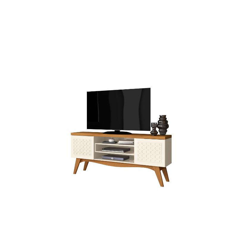 Rack TV 70 Pulgadas Lis Off White Coral | Lider