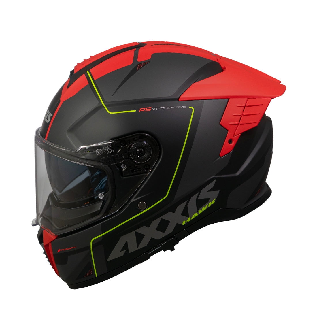 Casco Axxis FF122 SV Hawk Spear B25 Rojo Mate | Lider