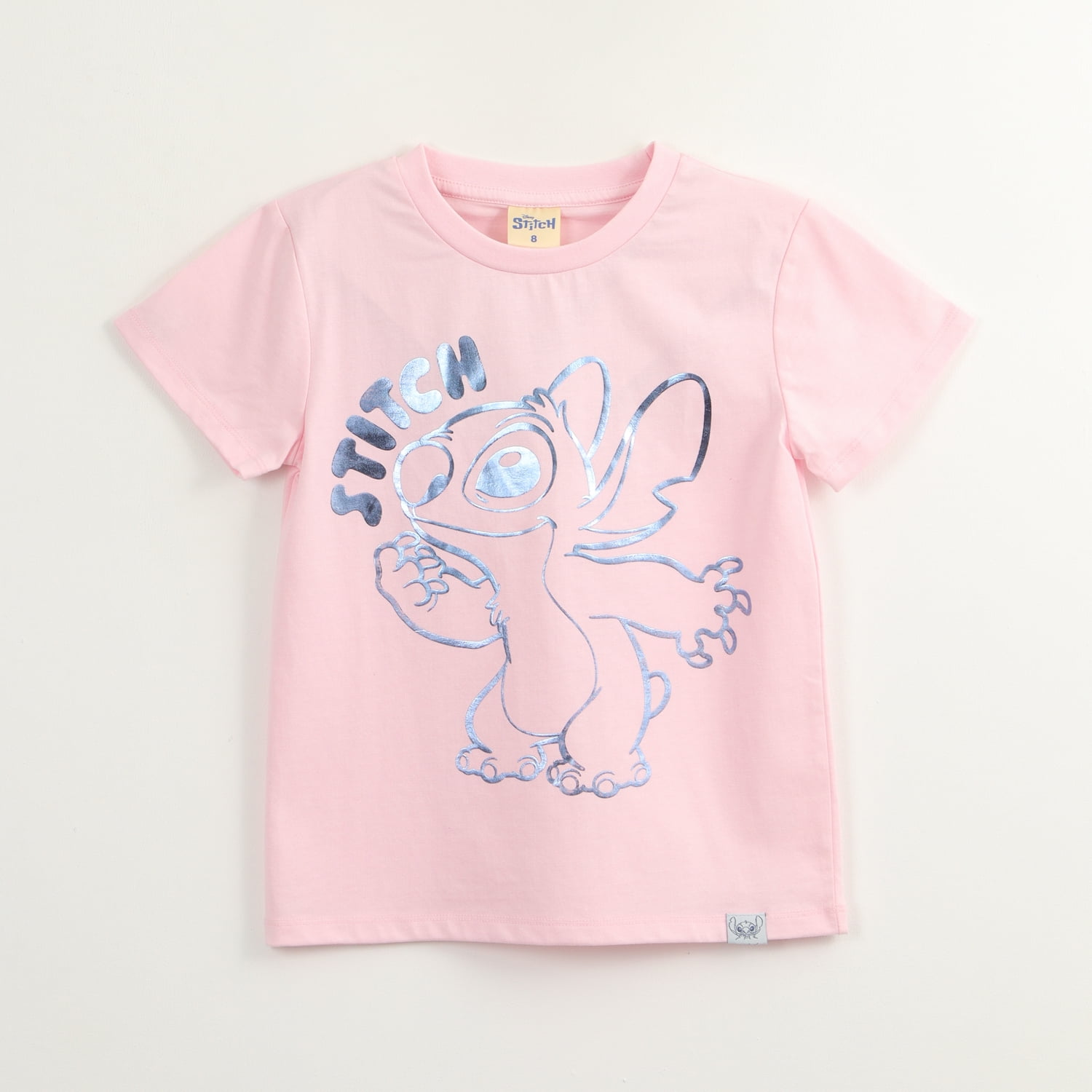 Polera Manga Corta Niña Lilo & Stitch Lineal Rosado Disney | Lider