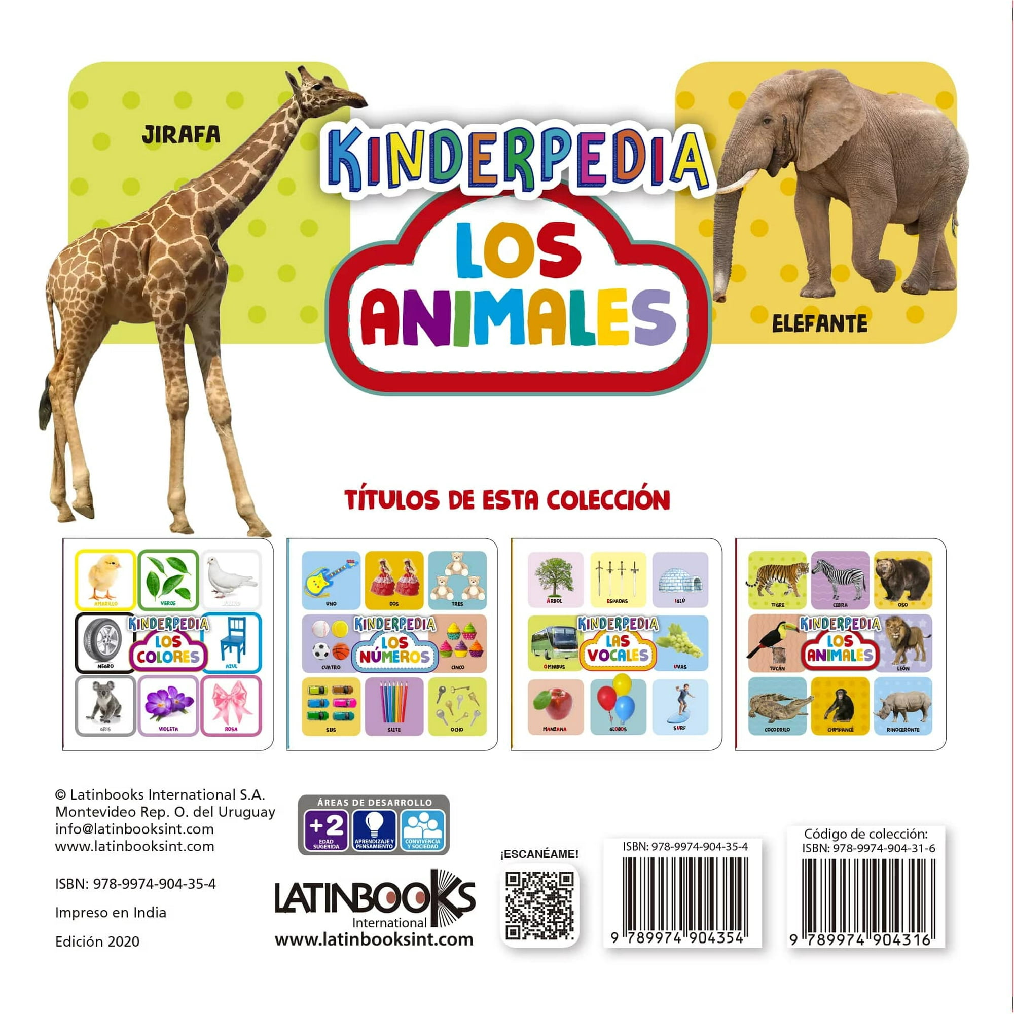 Libro Los Animales. Col. Troquelados Kinderpedia / 12 Páginas De Cartón ...