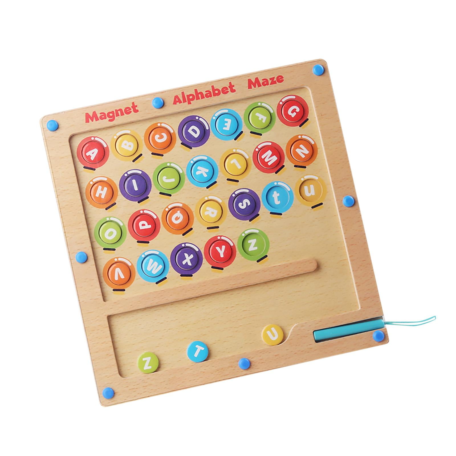 Rompecabezas De Madera Con Letras ABC Para Niños, 3, 4, 5 Años, Jardín ...