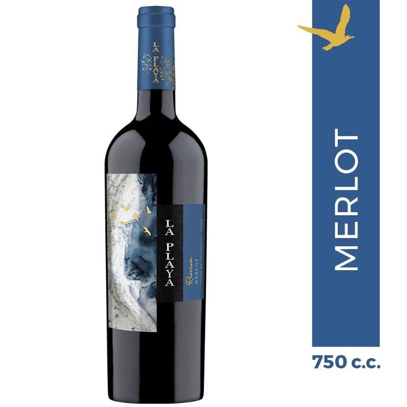 Vino Tinto Merlot Reserva 14.5° Botella, 750 cc | Lider