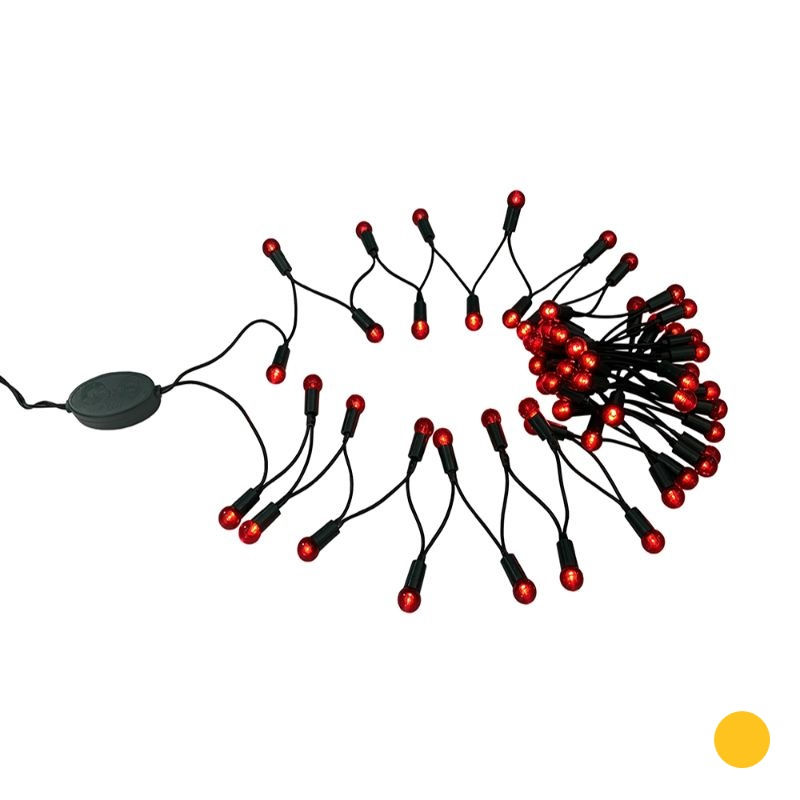 60 Luces Led Perla Rojas | Lider