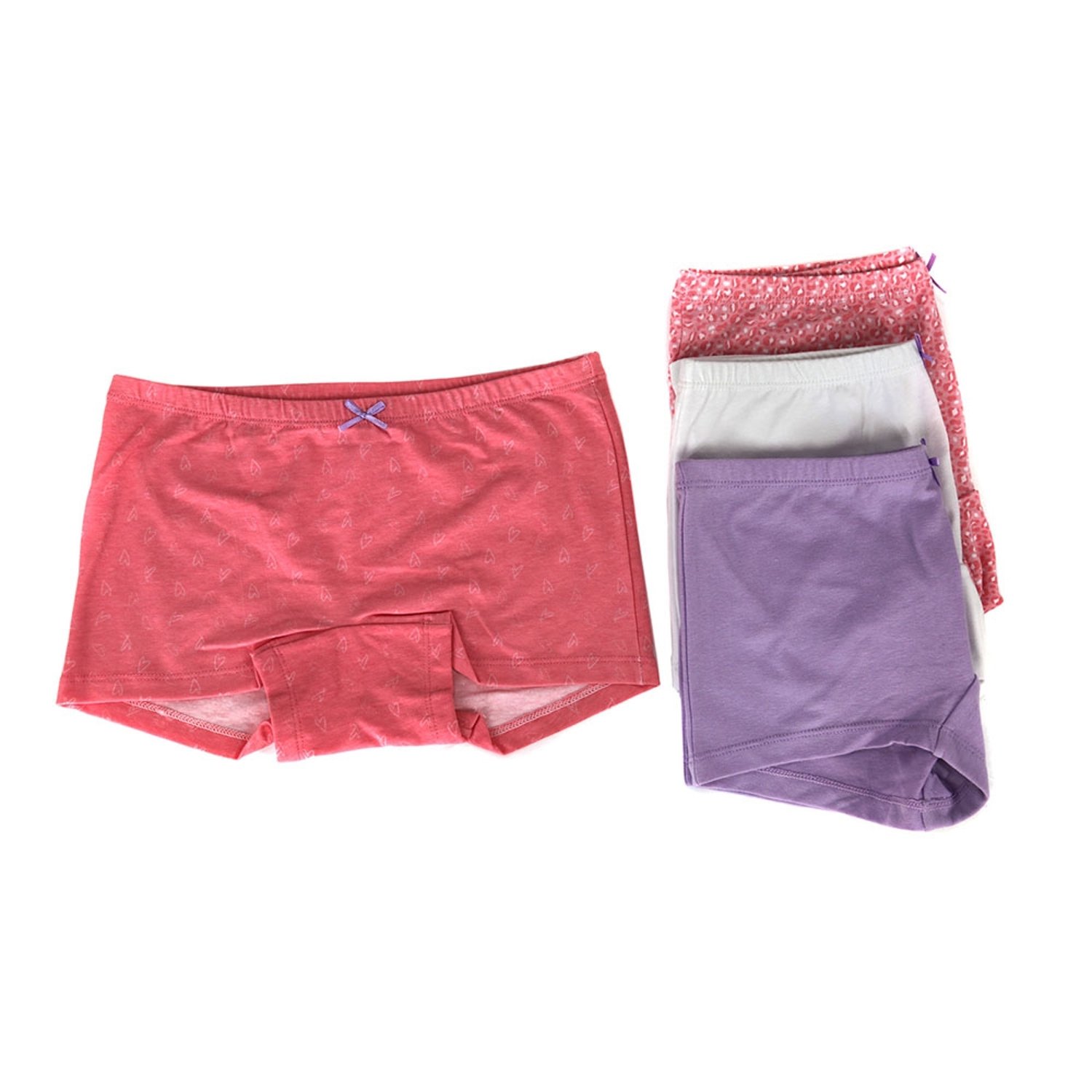 Pack de 4 Calzon Boxer Pantaleta Algodón Niña | Lider