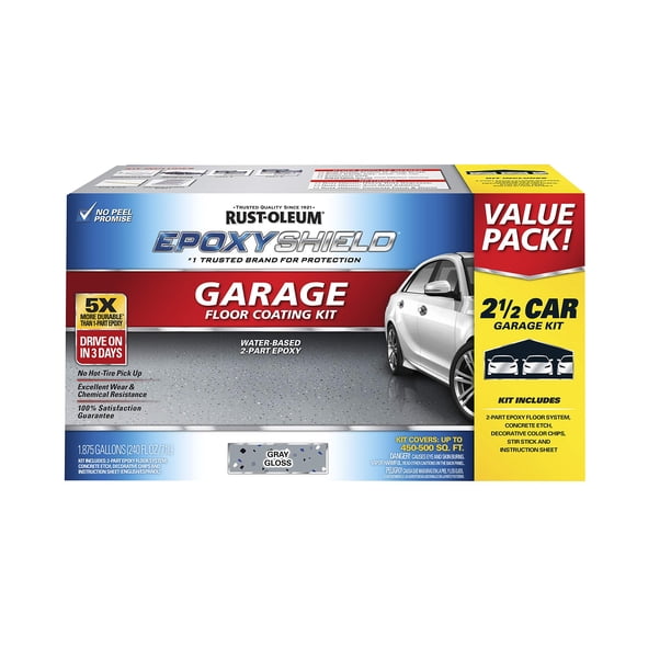 Kit de revestimiento para suelos de garaje Rust-Oleum EPOXYSHIELD 2.5 ...
