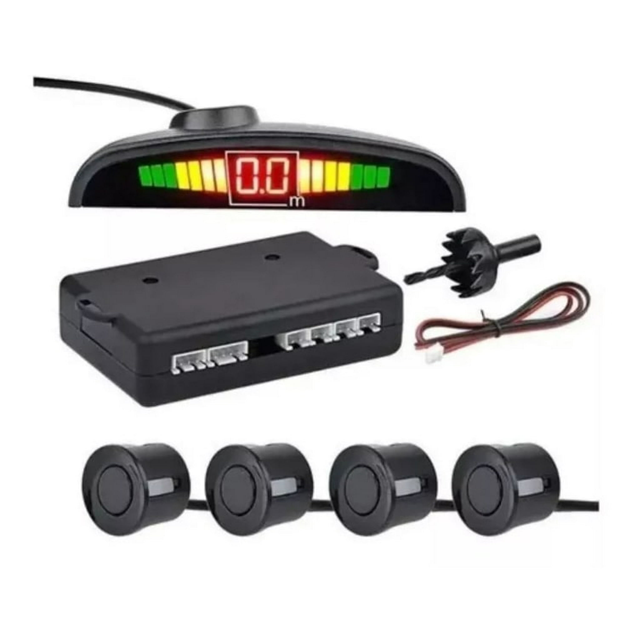 Sensores Retroceso Auto Reversa Posterior Radar Negro | Lider