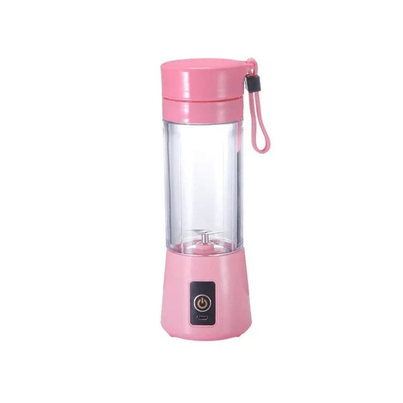 Licuadora Batidora Juguera Portátil USB Recargable 400ML Rosado | Lider