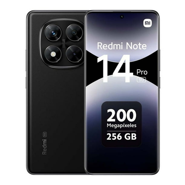 Redmi Note 14 Pro 256gb 12gb Ram 5G - Negro | Lider