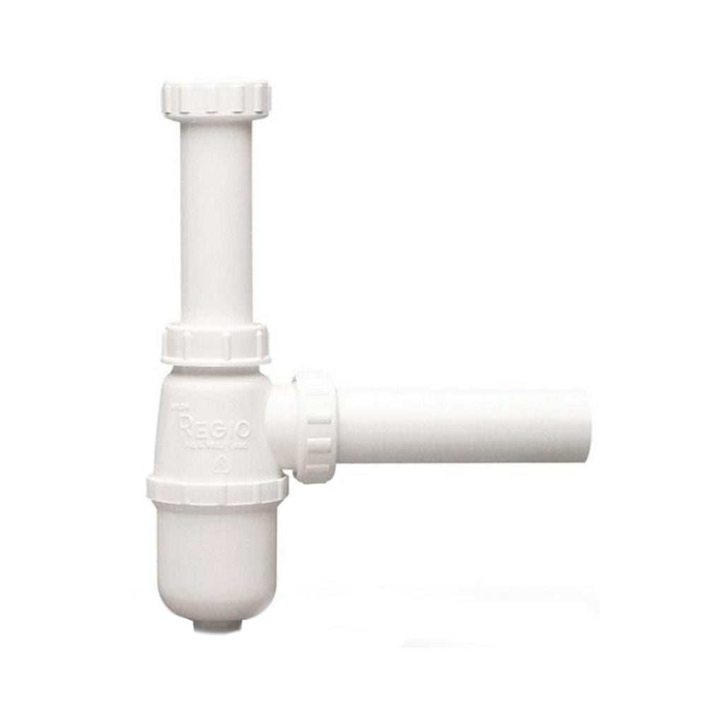 Sifon Regio para Lavamanos Salida Recta 1.1/4" Salida 32mm con ajuste a ...