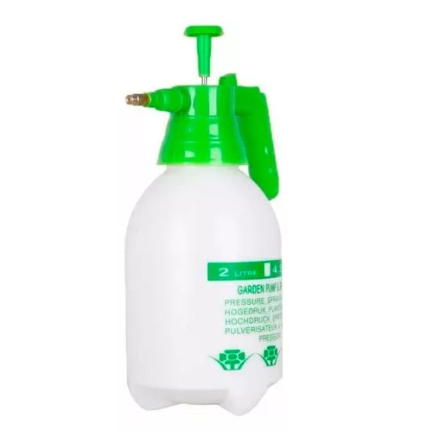 Fumigador Pulverizador Rociador 2 Litros Bomba Manual Color Blanco | Lider